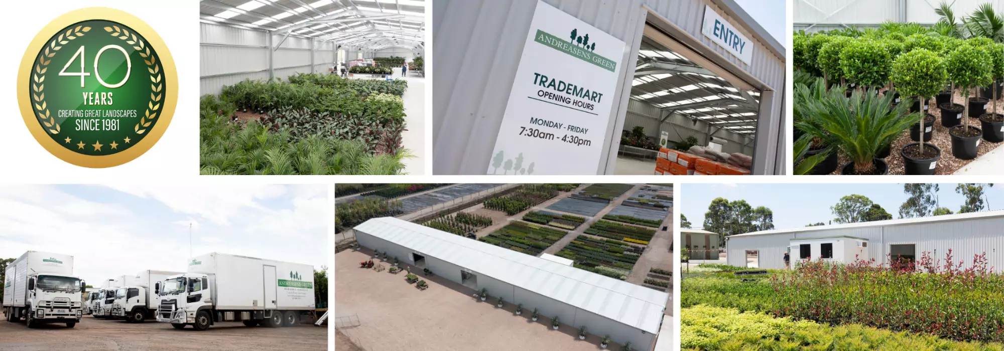 Andreasens Green has a brand new Trademart - Andreasens Green